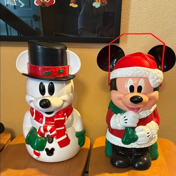 Disney | Holiday | Disney Holiday Mickey Popcorn Buckets | Poshmark